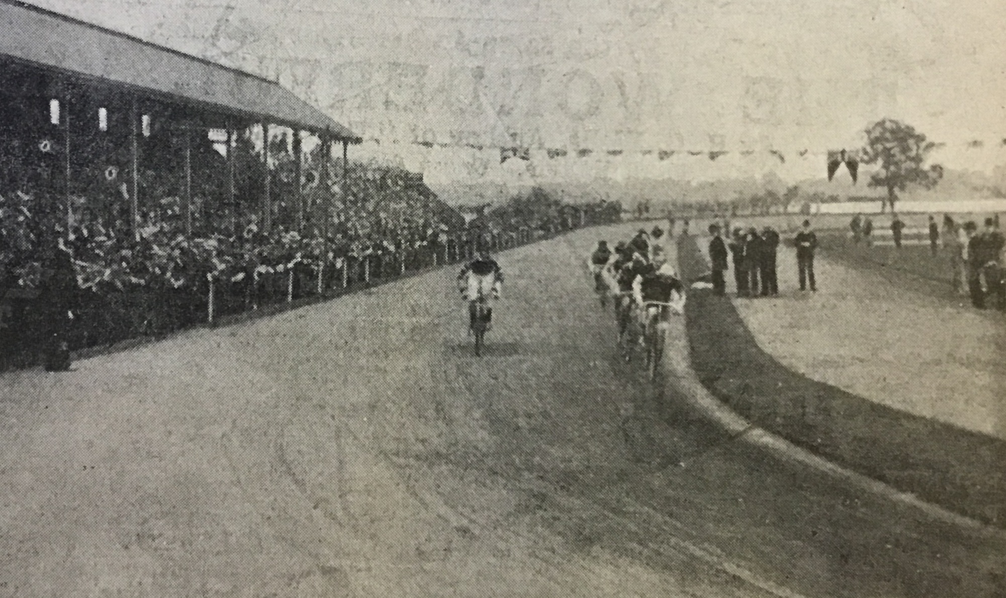Fallowfield Stadium in Manchester, bicycle racing track