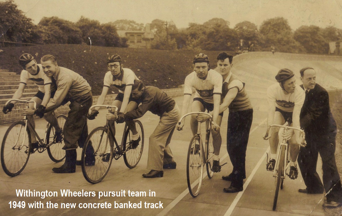 Fallowfield Stadium in Manchester, bicycle racing track
