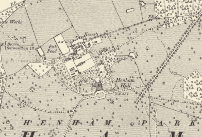 Henham Park in Lowestoft, bicycle racing track